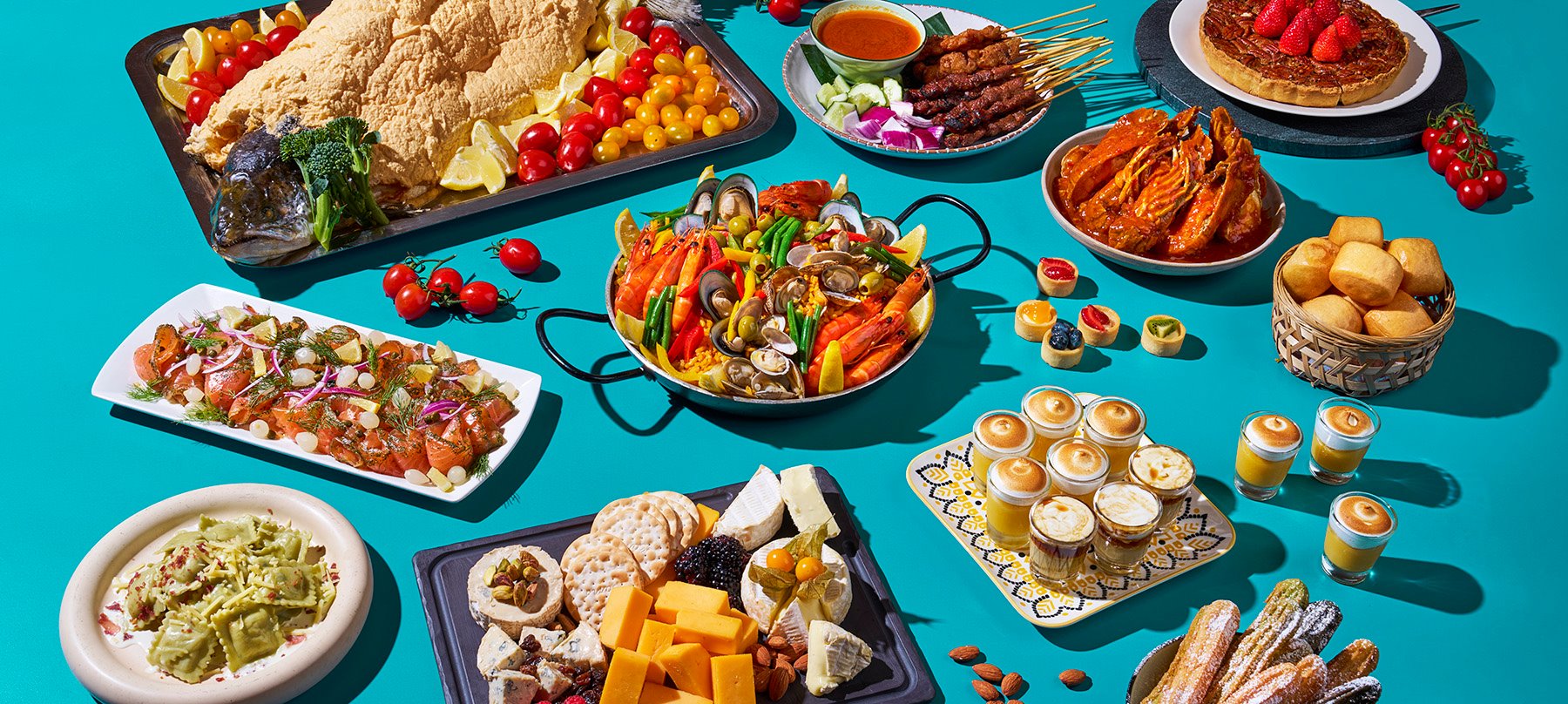 21 on Rajah | Halal Mediterranean and Asian Buffet | Singapore